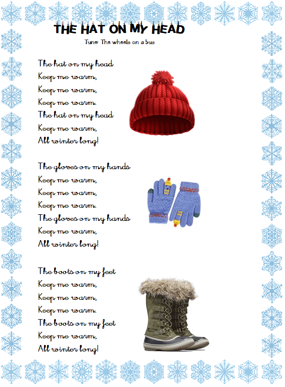 Get dressing for the snow – Our English Corner's Blog